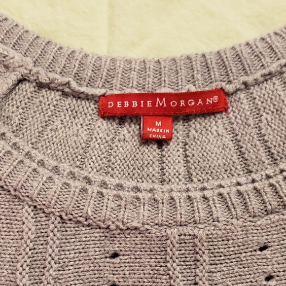 Debbie Morgan | Tops | Debbie Morgan Knitted Top | Poshmark